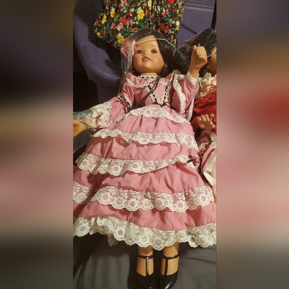 Toys | Elegant Pink Lace Doll | Poshmark